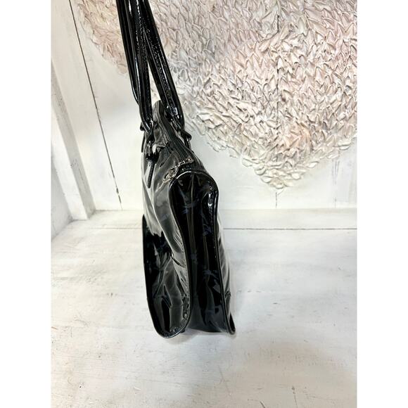 Longchamp | Bags | Nwot Longchamp Patent Leather Double Top Handle ...